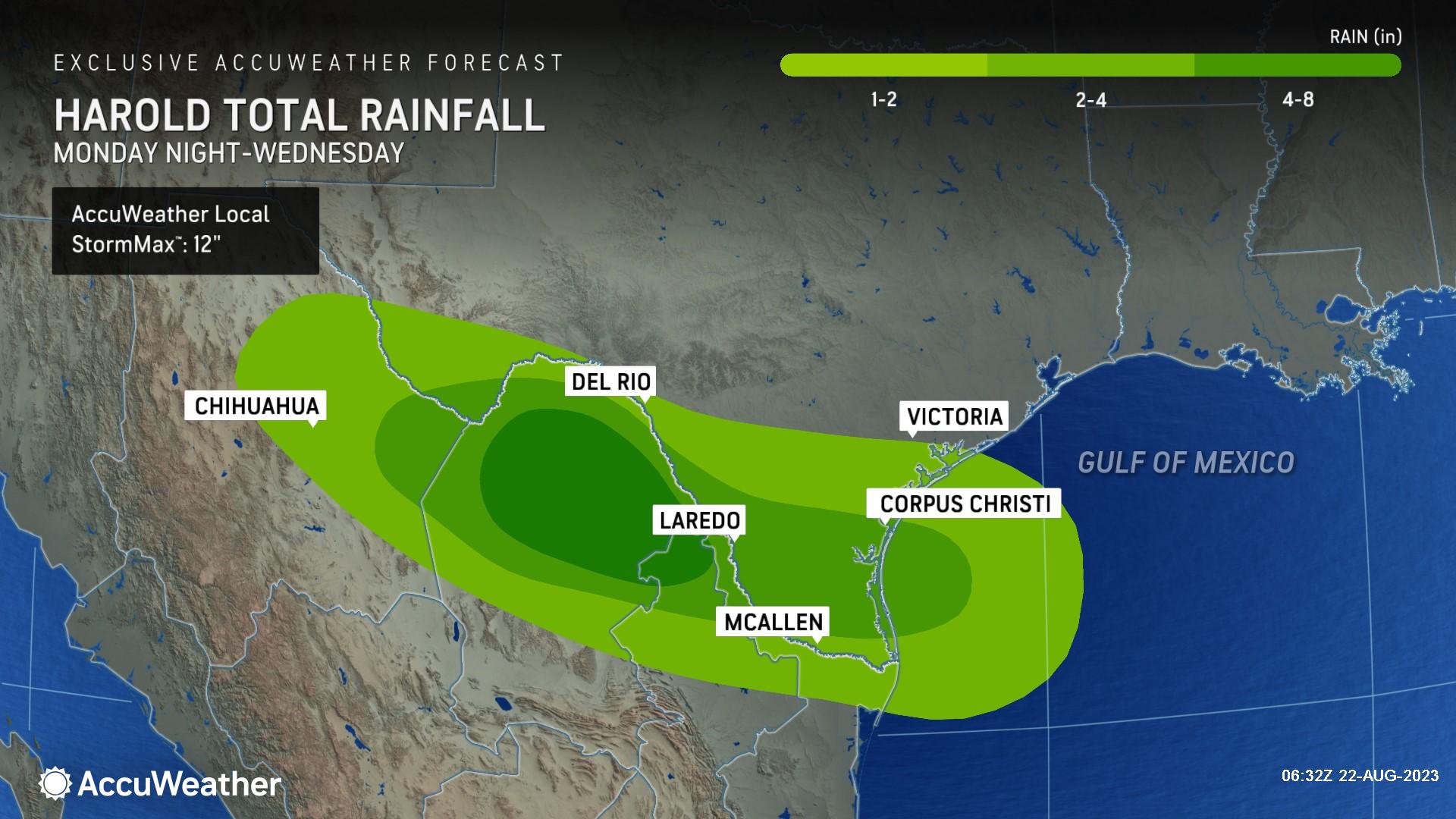 Tropical Storm Harold approaches South Texas bringing heavy rainfall ...