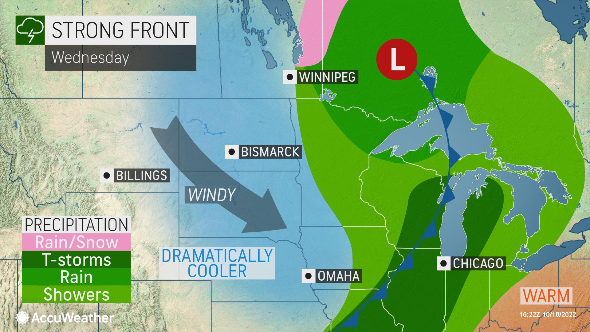 Major cold front brings chilly air, strong storms to parts of the U.S ...