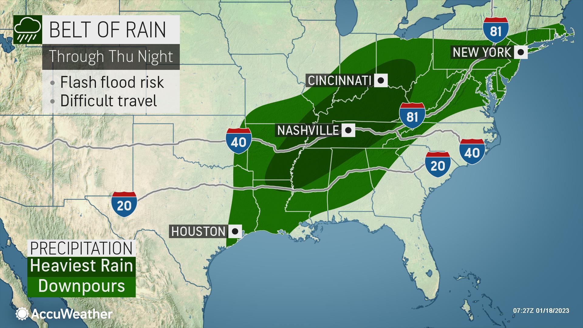 Dangerous storm to bring torrential downpours, flooding, and isolated ...