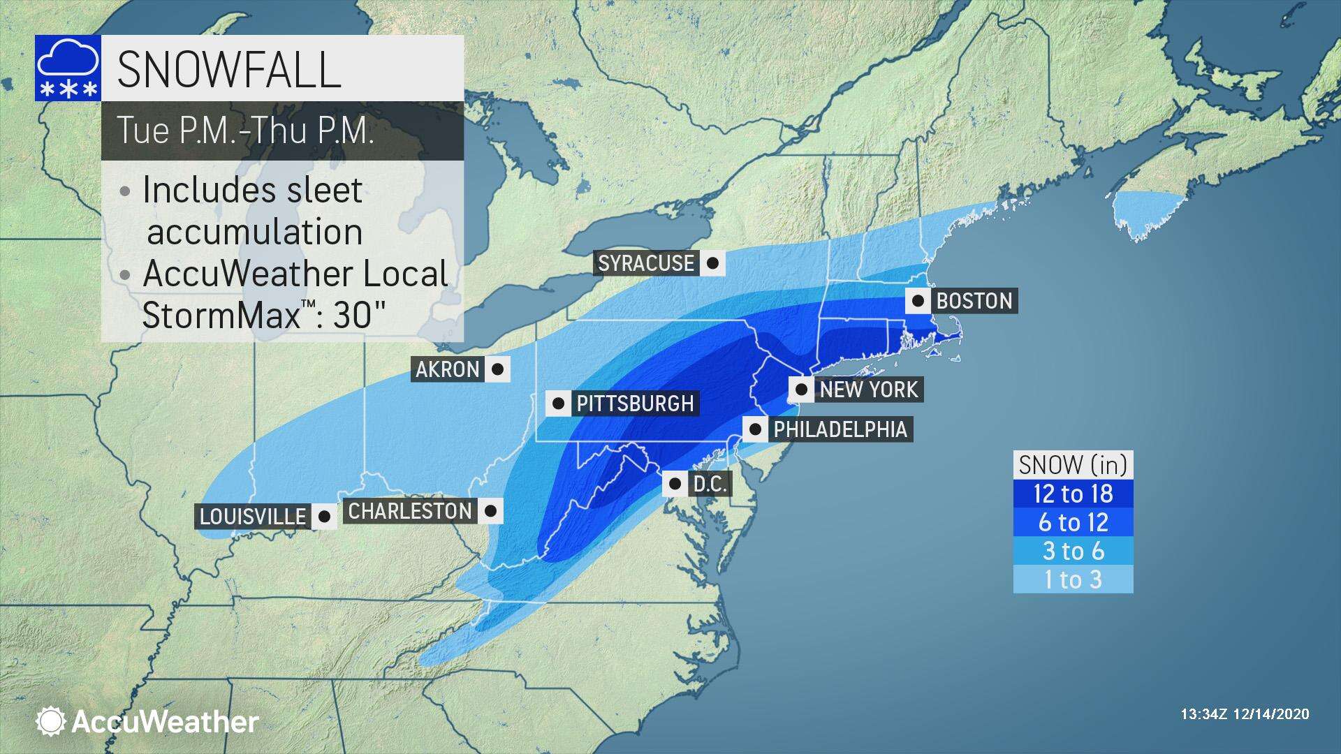 Biggest snow, ice storm in years set to impact East Coast businesses