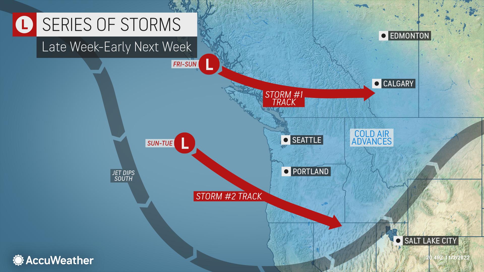 Powerful Winter Storm to Dump Heavy Snow in the Northwest